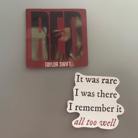 Design | Taylor Swift Og Red Sticker Set | Poshmark